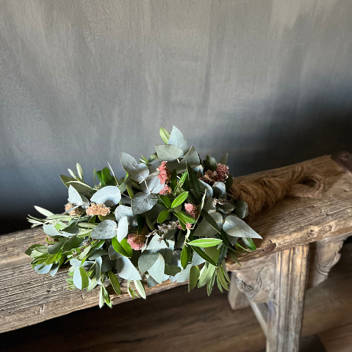 Eucalyptus toef - Statice - 40 cm - Sweet Jade interieur